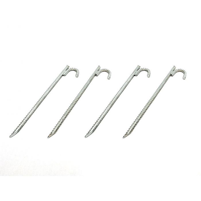 40cm Steel Stake Kit - Four heavy duty coated steel stakes