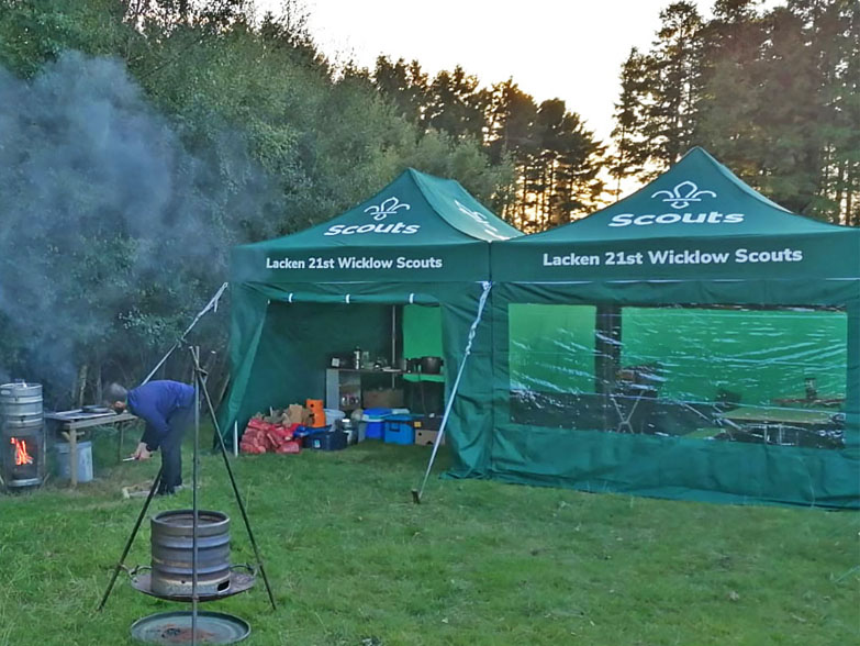 Lacken 21st Wicklow Scouts Adjoining Awnings